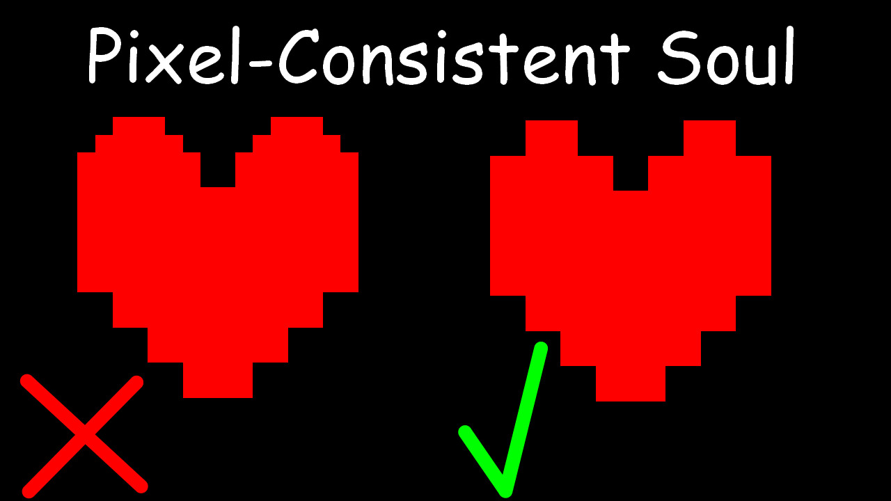 Pixel-Consistent Soul Mod for Deltarune | DR Mods