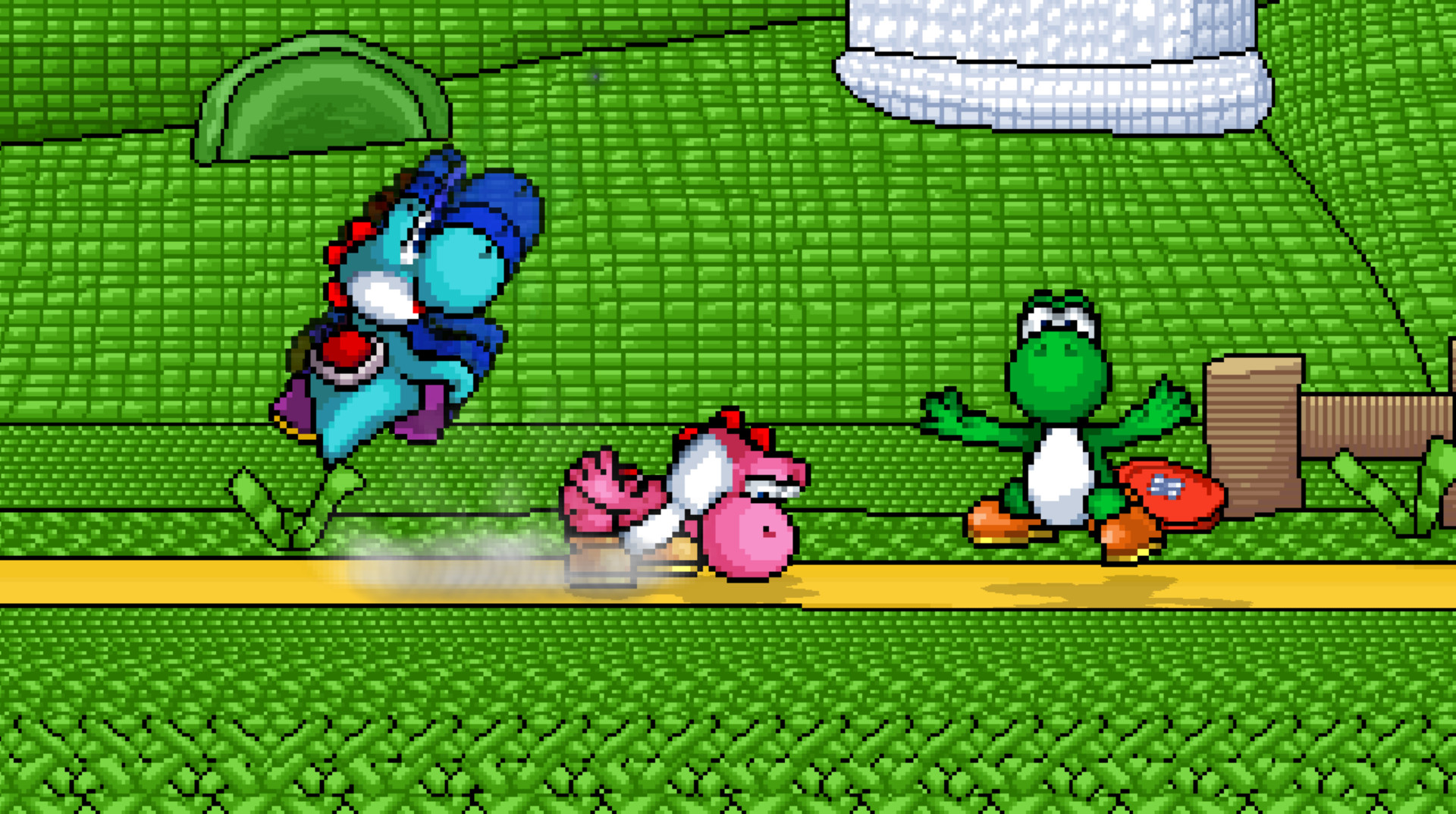 Woolly World: Yoshi's Woolly World (9.6/CMC+V8) Mod for Super Smash ...