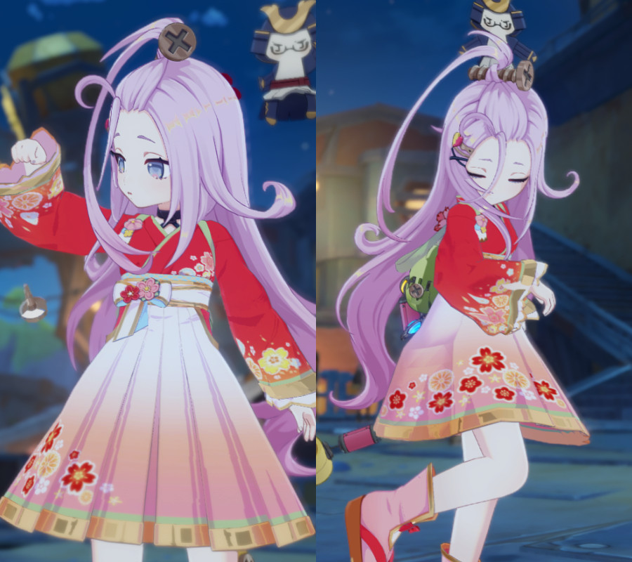 Aino Haru Urara hakama Mod Mod Mod for Genshin Impact | GI Mods