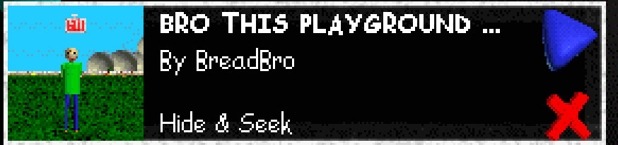 BRO THIS PLAYGROUND IS BIG Mod for Baldi's Basics | Baldi Mods