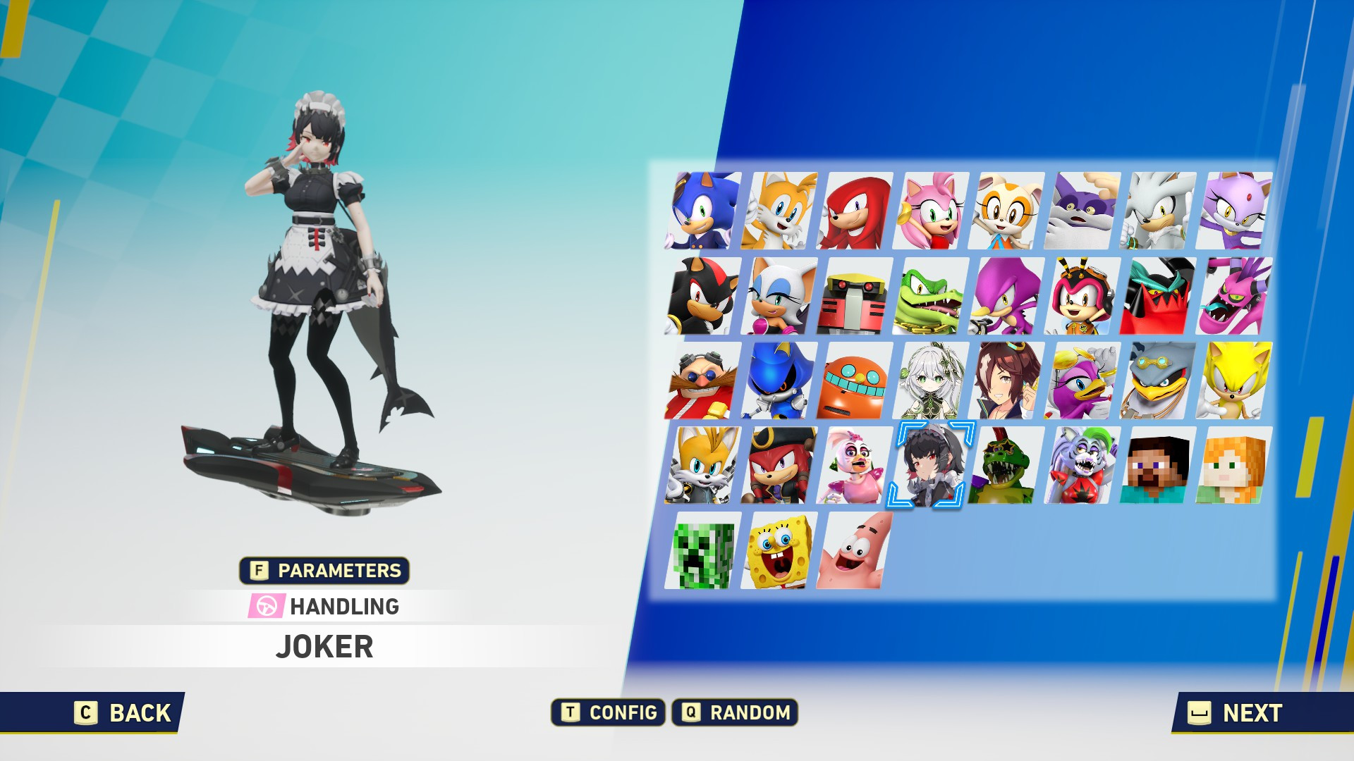 Ellen Joe over Joker Mod for Sonic Racing: CrossWorlds | SR:CW Mods