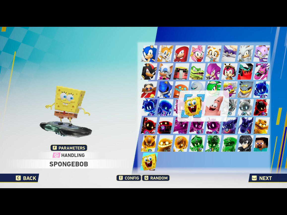 Character Select Screen Expansion Mod for Sonic Racing: CrossWorlds ...