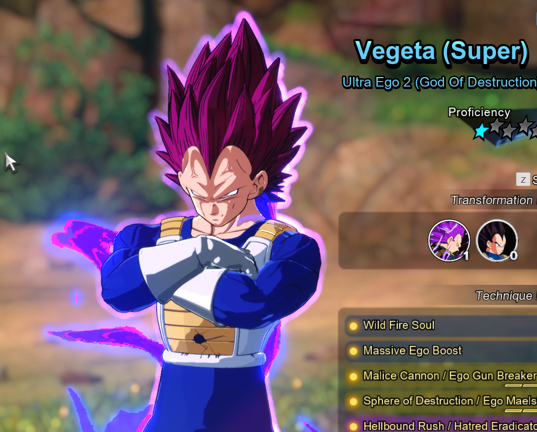 VEGETA ULTRA EGO 2 [NEW SLOT] - 6 MOVES Mod for Dragon Ball: Sparking ...