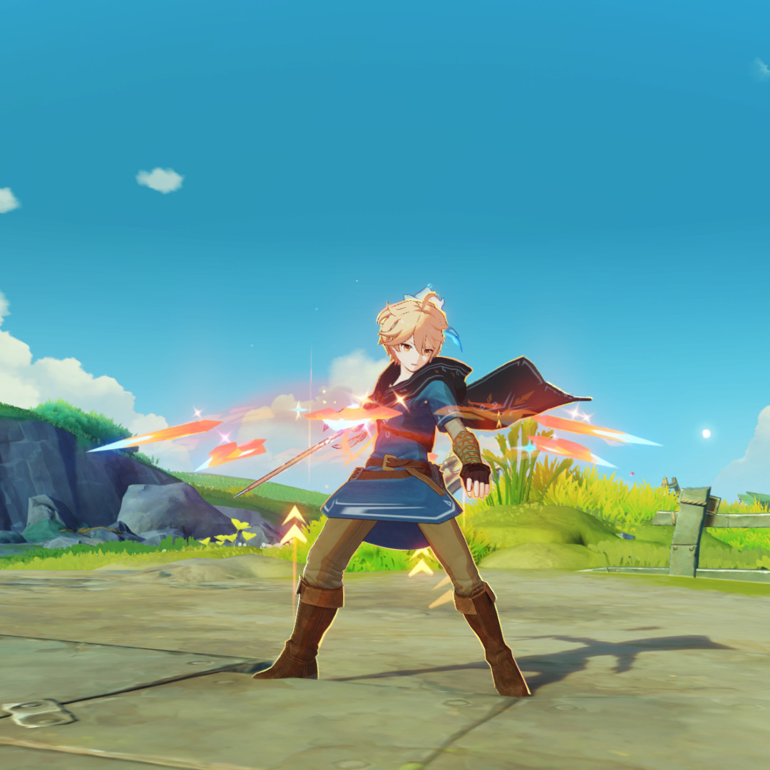 Aether BOTW link outfit Mod Mod for Genshin Impact | GI Mods