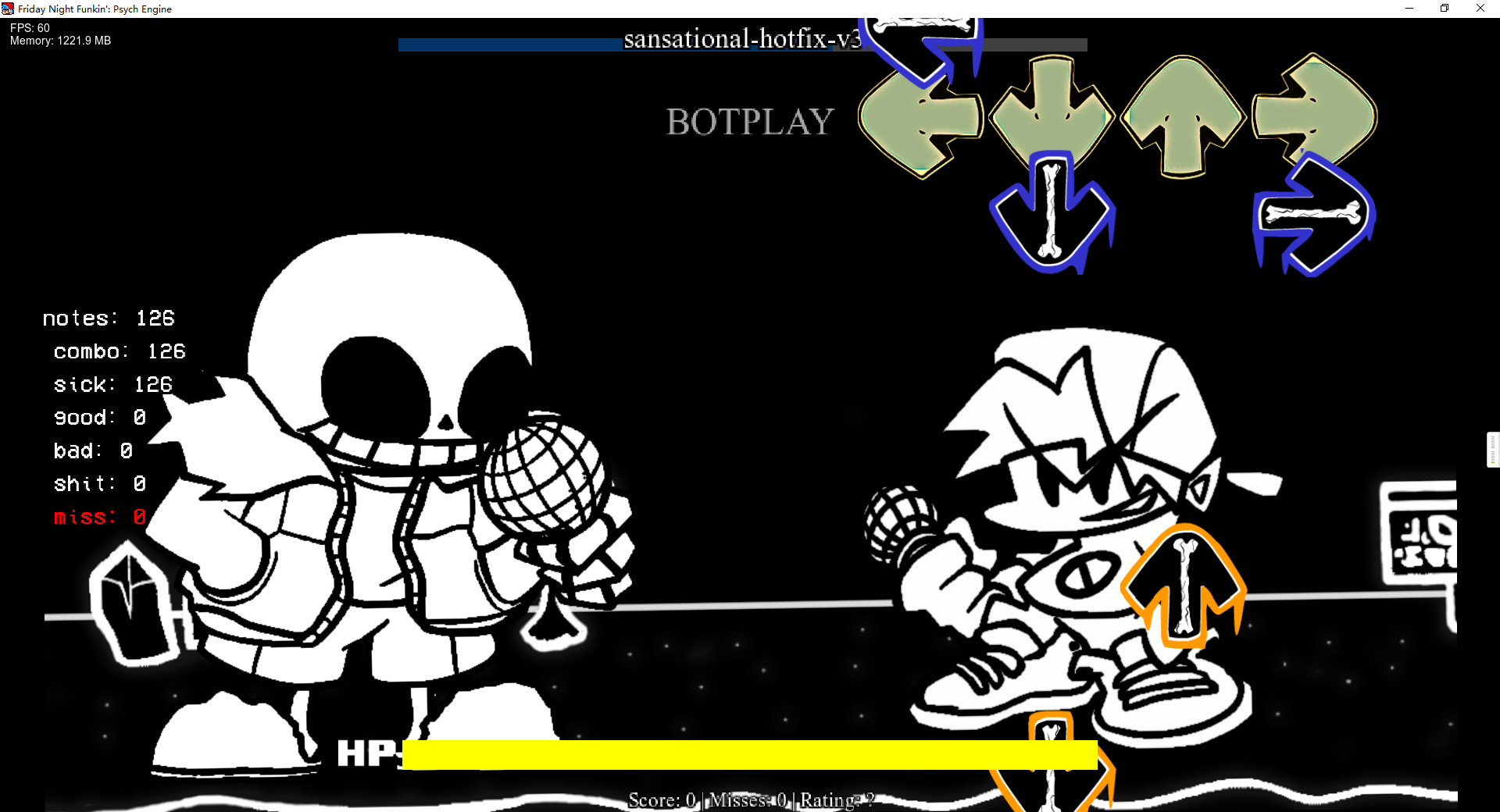 sansational-hotfix v2/v3 Mod for Friday Night Funkin' | FNF Mods
