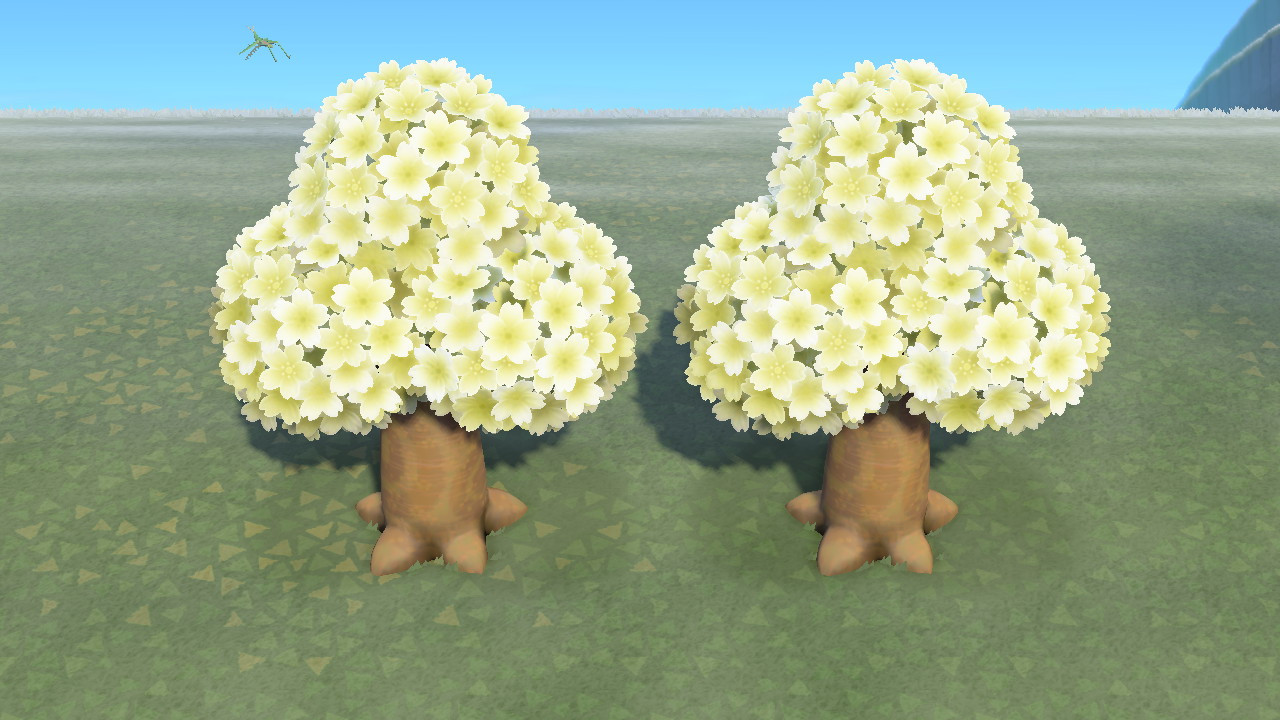 Sakura Tree Recolor Pack Mod for Animal Crossing: New Horizons | ACNH Mods