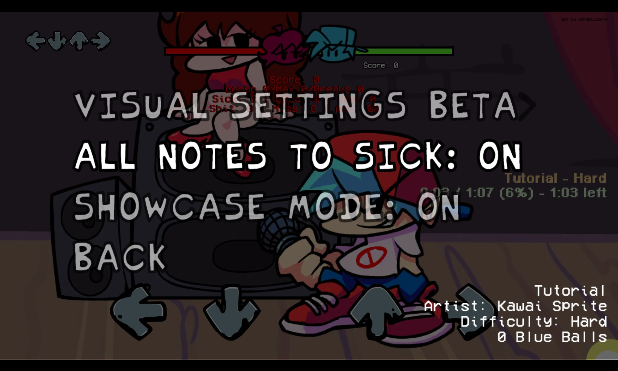 Ultimate Botplay BY reforeDeath V-SLICE Mod for Friday Night Funkin ...