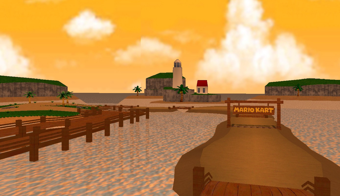 GBA Cheep-Cheep Island in MK7 Mod for Mario Kart 7 | MK7 Mods