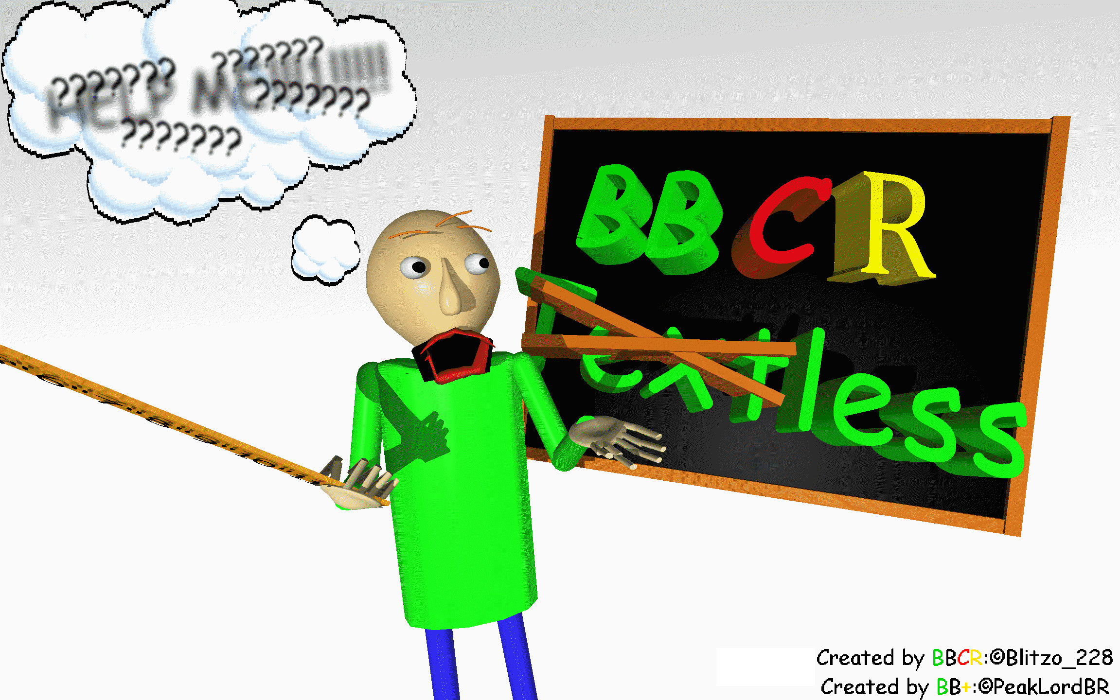 (BBCR ONLY)Textless Mod for Baldi's Basics | Baldi Mods