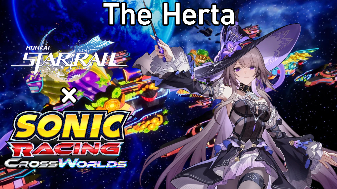 The Herta over Hatsune Miku Mod for Sonic Racing: CrossWorlds | SR:CW Mods