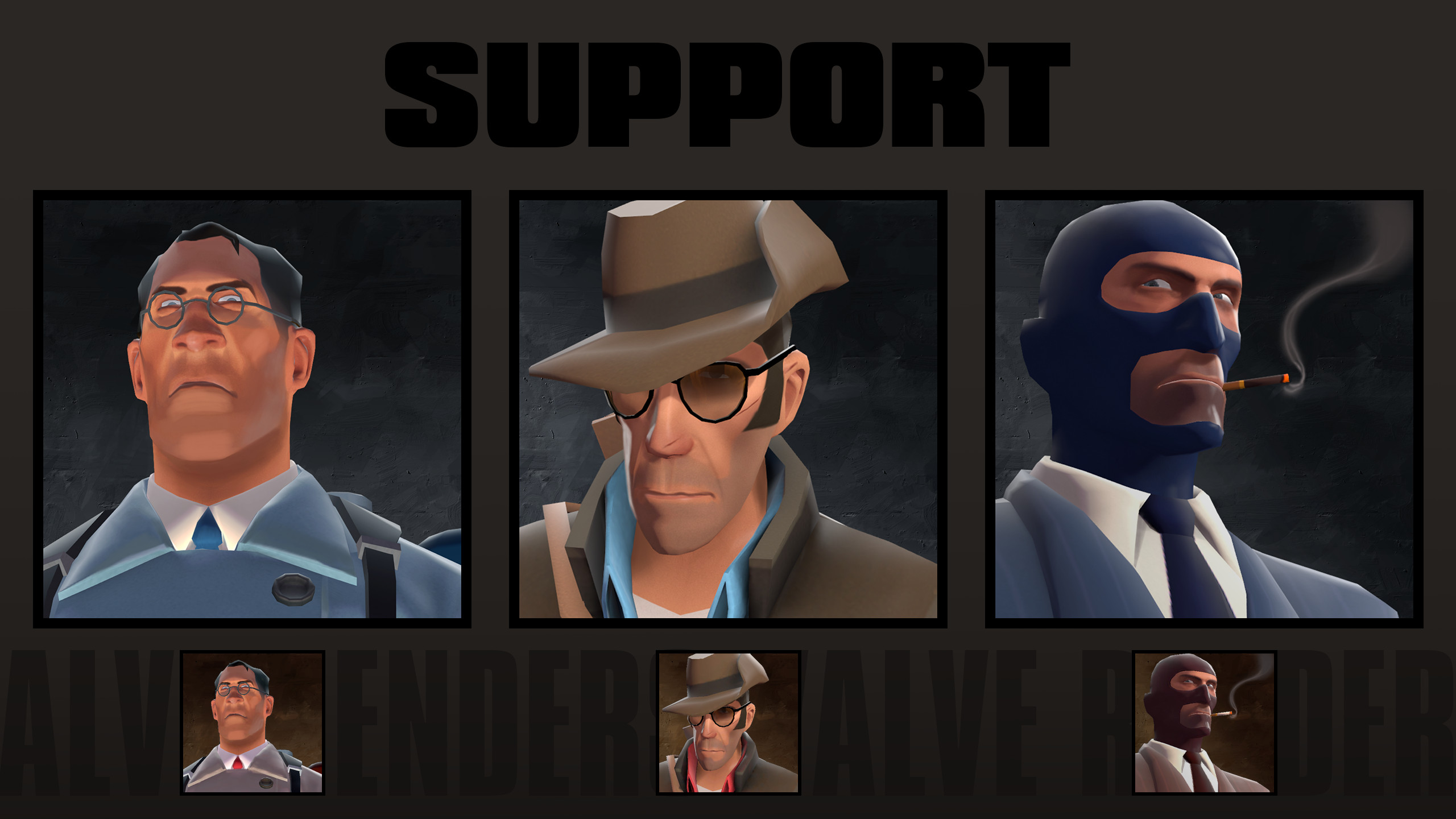 Revalved Class Portraits Mod for Team Fortress 2 | TF2 Mods