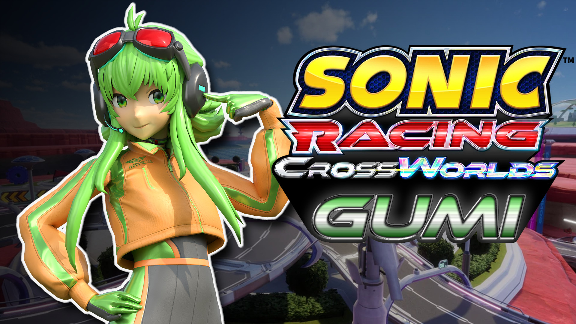 Racer GUMI Mod for Sonic Racing: CrossWorlds | SR:CW Mods