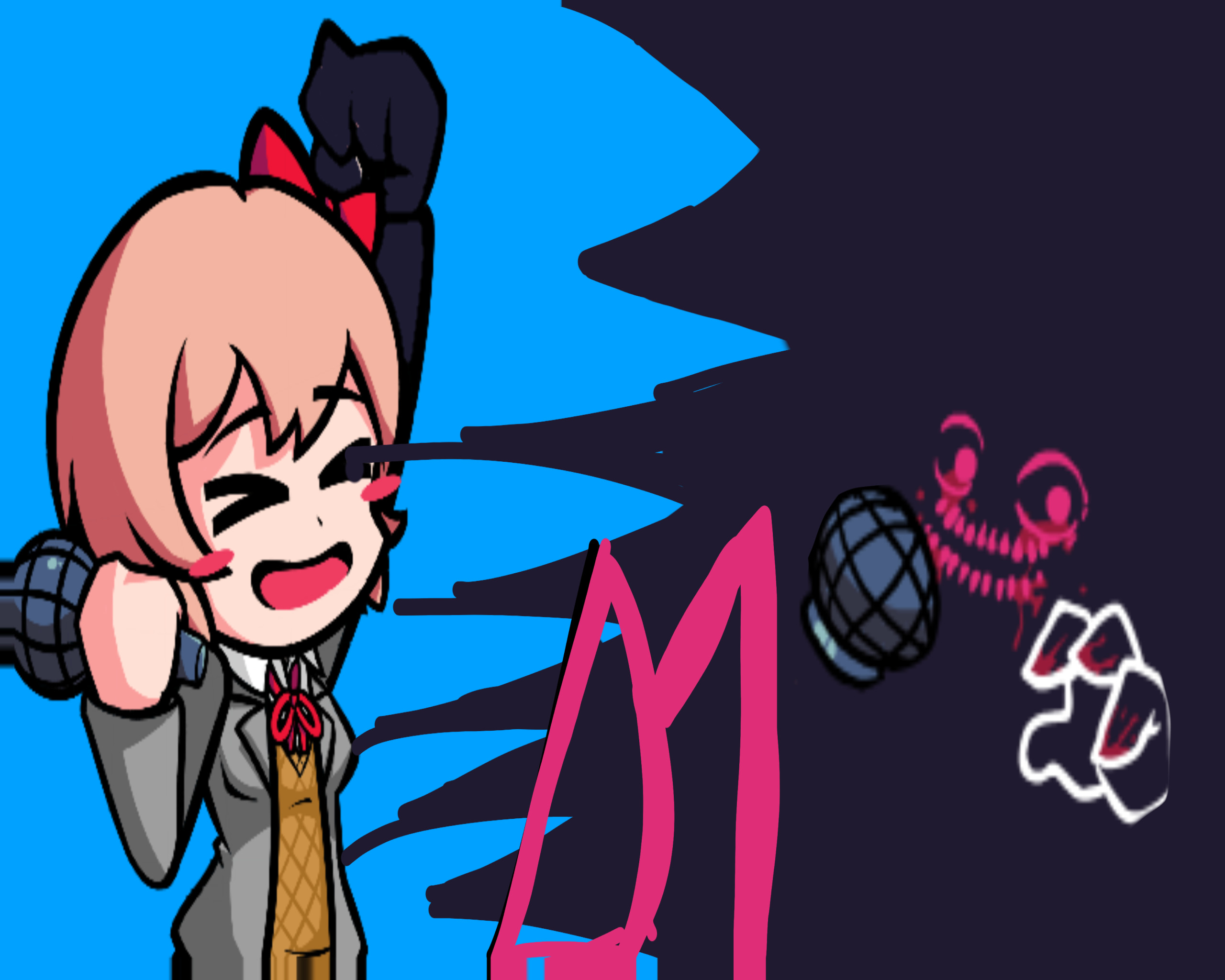FNF DDTO Corrupt Full Sayori Week Demo Mod for Friday Night Funkin ...