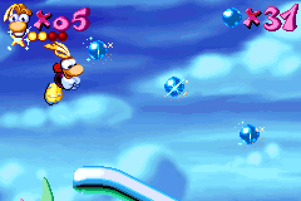 Movement Speed Restoration Mod for Rayman Advance | R1 GBA Mods