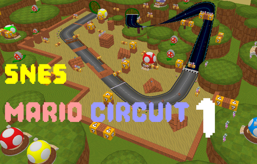 SNES Mario Circuit 1 Mod for Mario Kart 8 Deluxe | MK8D Mods
