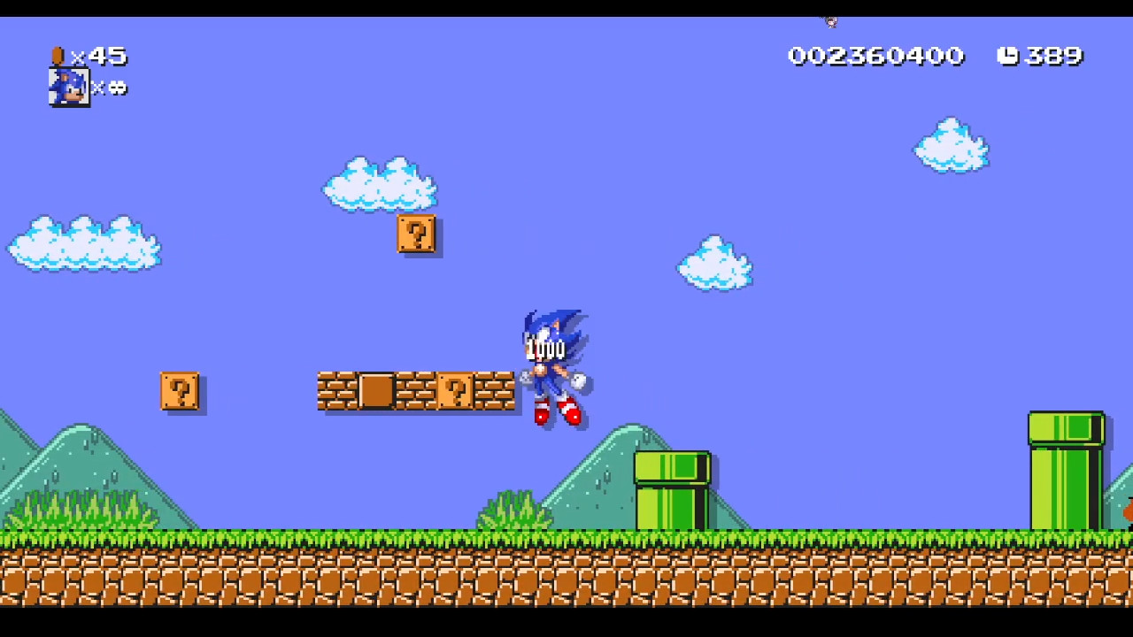S3K Sonic Mod for Super Mario Bros. Remastered [Unofficial] | SMB1R Mods