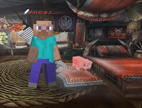 Steve Mod for Monster Hunter Portable 3rd | MHP3rd Mods