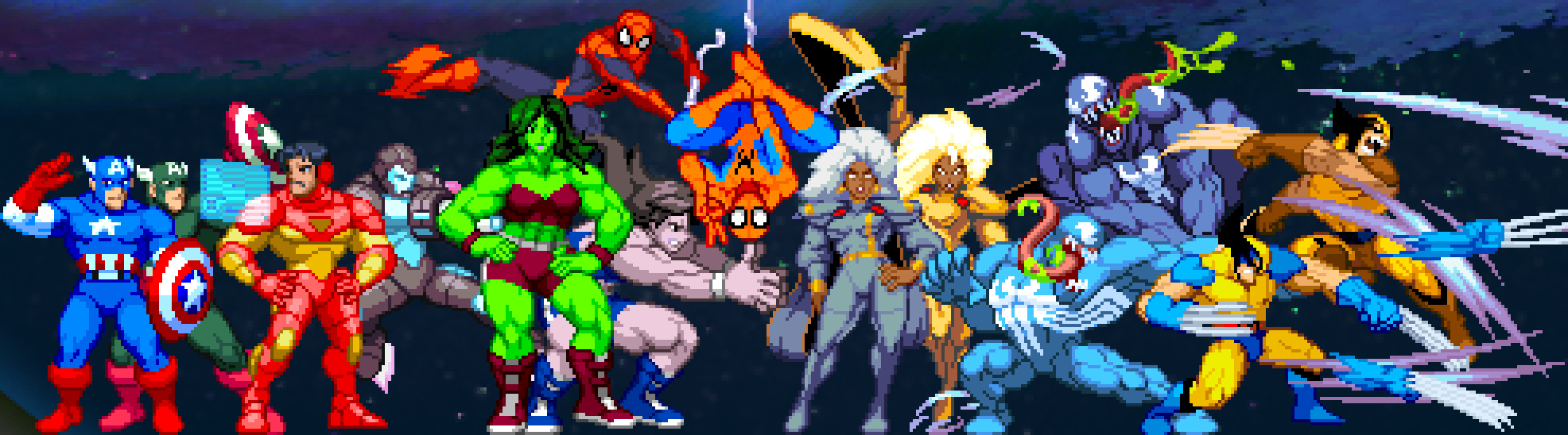 EVERY MvC palette for MCI Mod for MARVEL Cosmic Invasion | MCI Mods