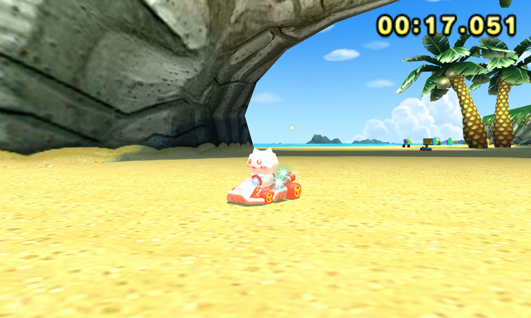Hachiware (Chiikawa) Mod for Mario Kart 7 | MK7 Mods