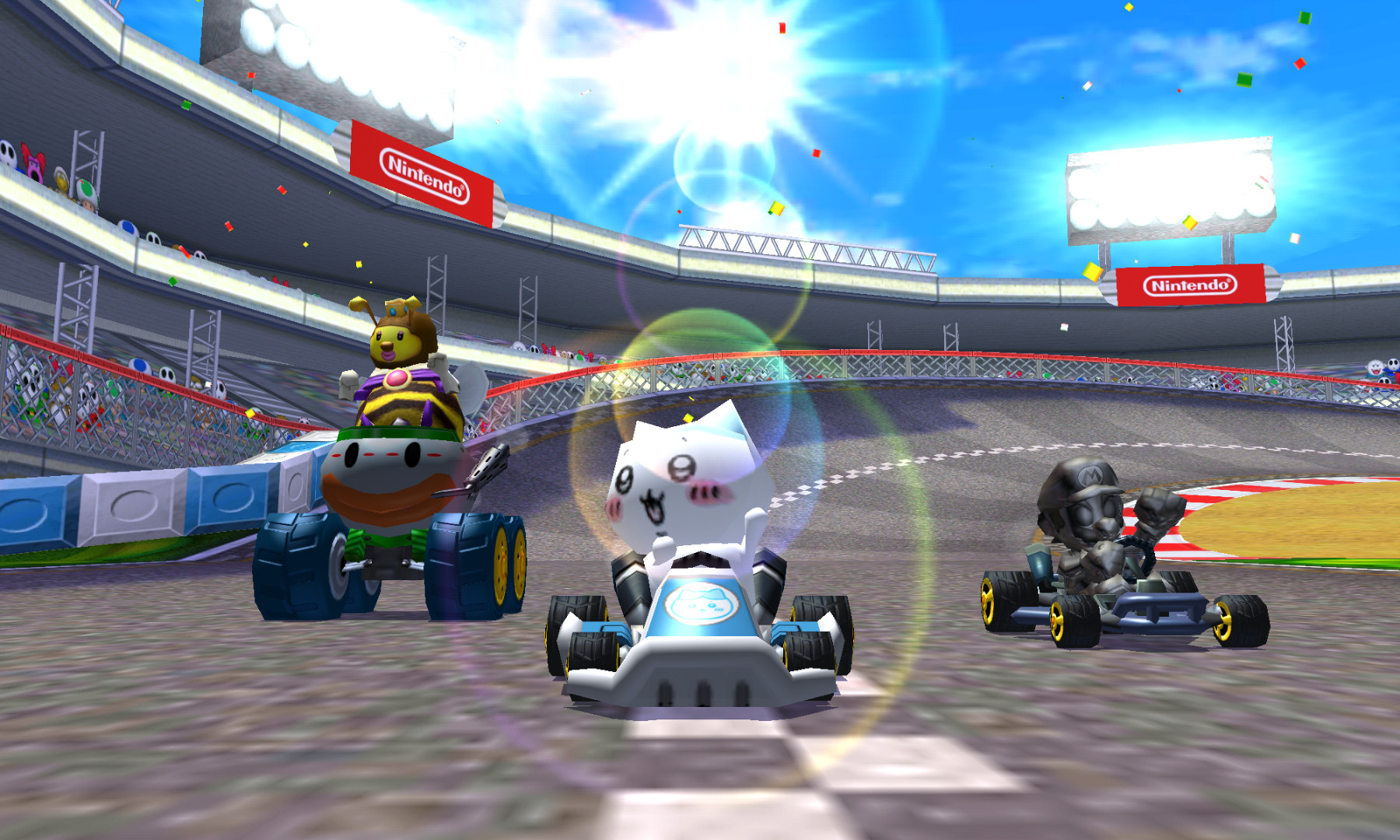 Hachiware (Chiikawa) Mod for Mario Kart 7 | MK7 Mods