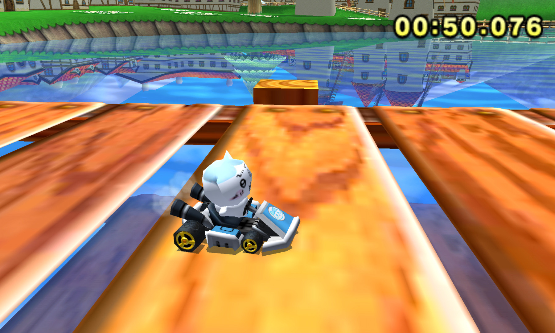 Hachiware (Chiikawa) Mod for Mario Kart 7 | MK7 Mods