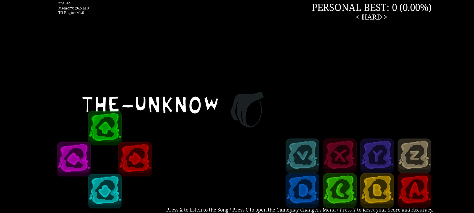 fnf-PFG:UC -the-unknow PLAY BLESS Mod for Friday Night Funkin' | FNF Mods
