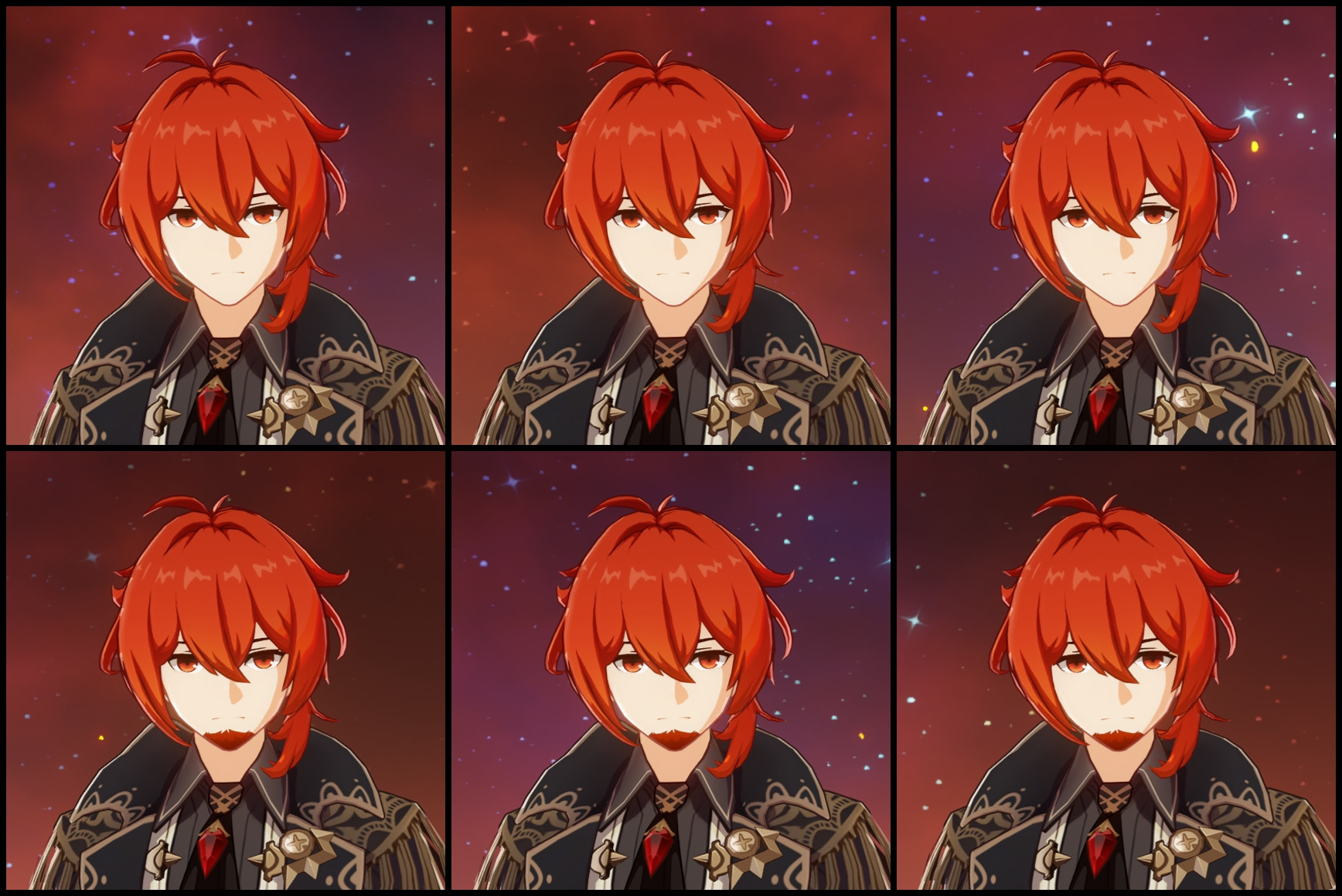 Diluc Face Tweaks Several Options (blend included) Mod for Genshin ...