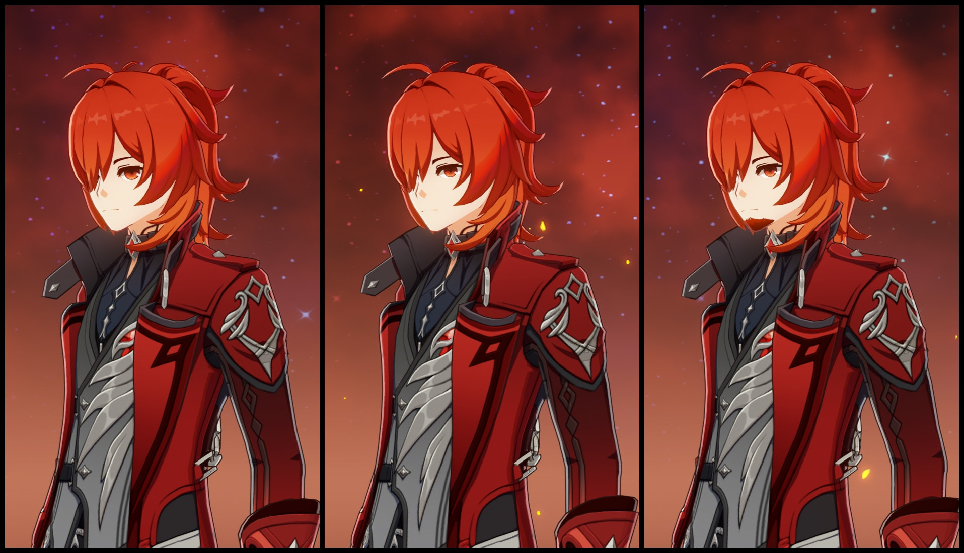 Diluc Face Tweaks Several Options (blend included) Mod for Genshin ...