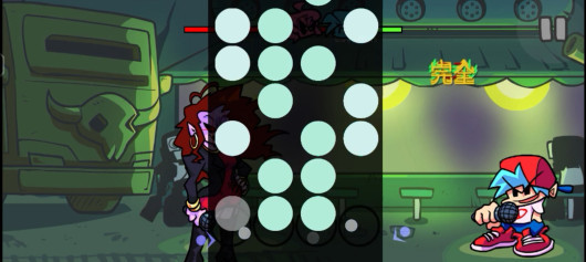 Osu mania note skin Mod for Friday Night Funkin' | FNF Mods