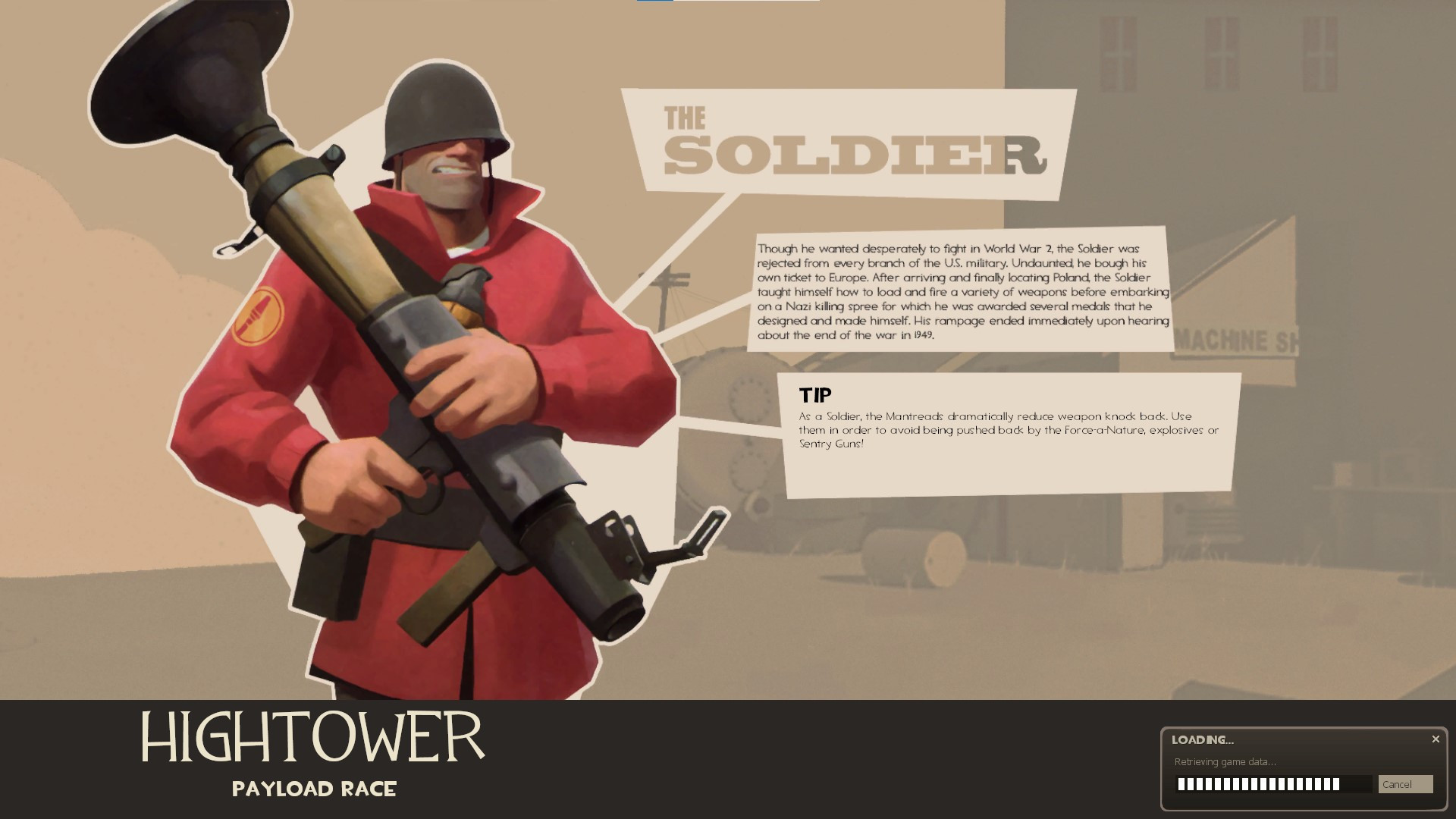 Paper Loading Screen Mod for Team Fortress 2 | TF2 Mods