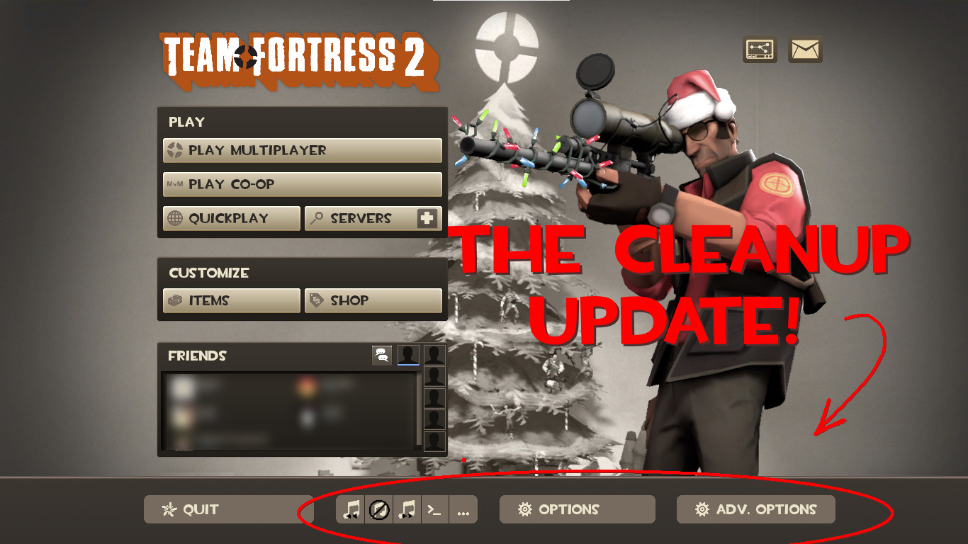 2012 Main Menu - Modernized Edit Mod for Team Fortress 2 | TF2 Mods