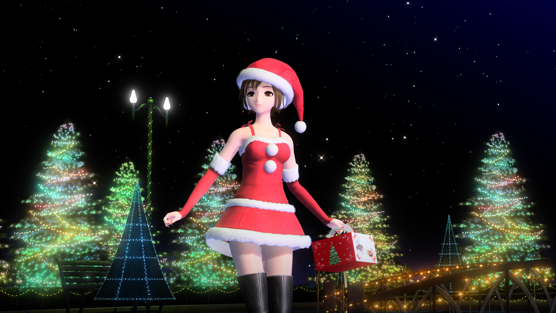 Updated Christmas Outfits Mod for Hatsune Miku: Project DIVA Mega Mix+ ...