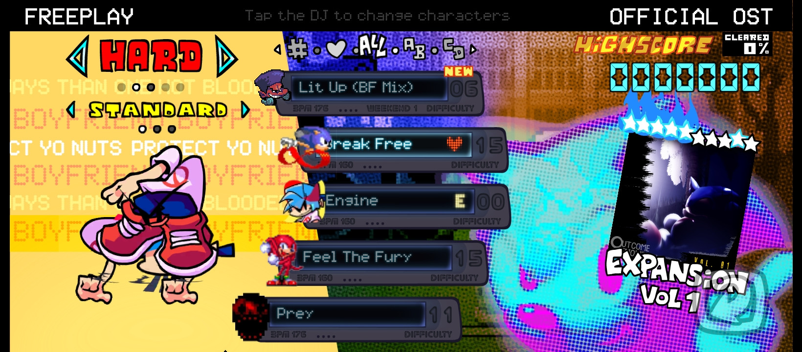 SONIC SKINS!(#BRING SONIC SKINS BACK) Mod for Friday Night Funkin ...