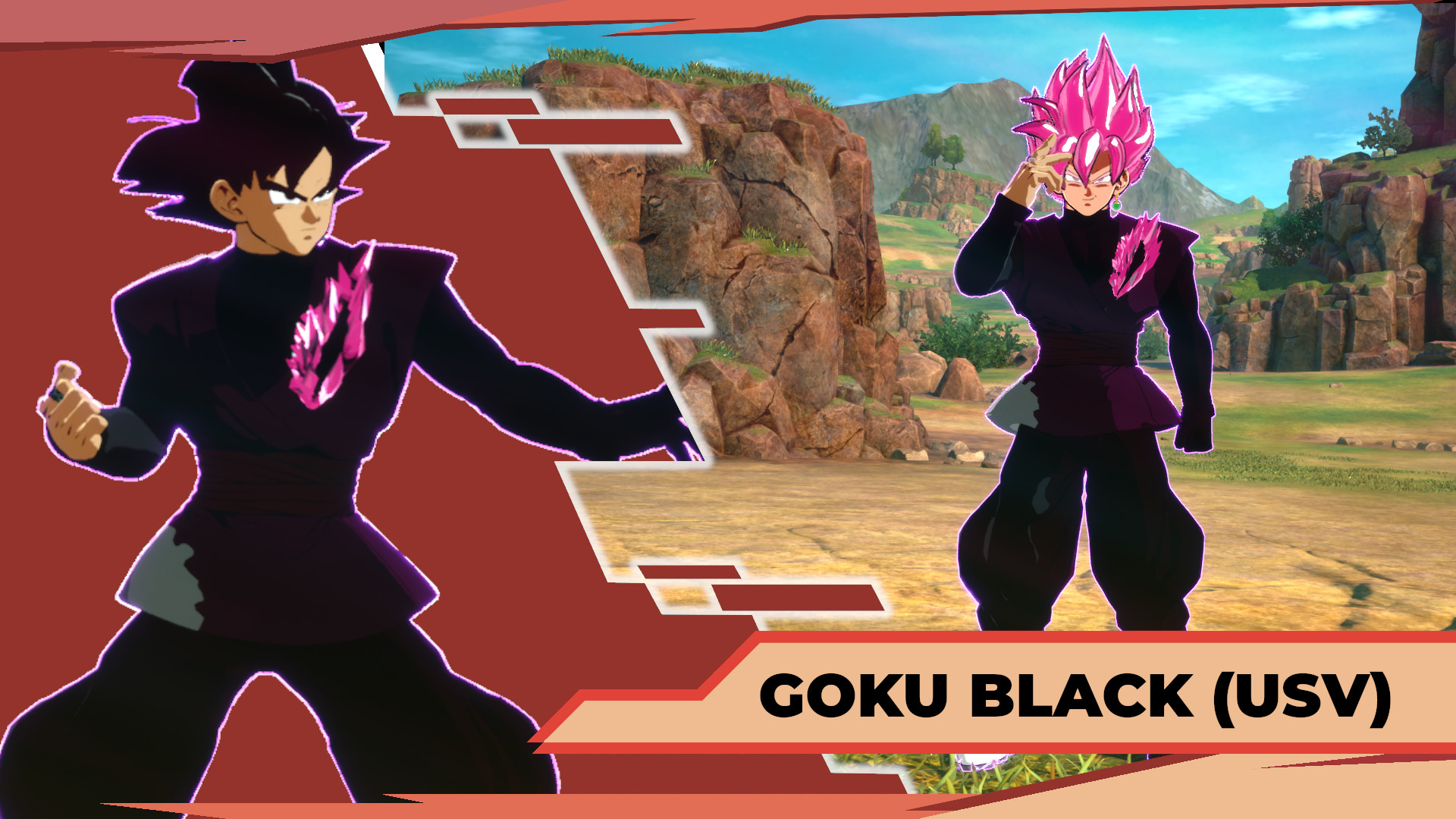 Goku Black USV (Replacer or New Outfit) Mod for Dragon Ball: Sparking ...