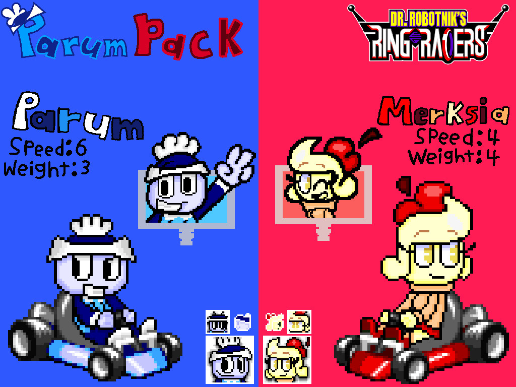 Parum Pack (Ring Racers) Mod for Dr. Robotnik's Ring Racers | DRRR Mods