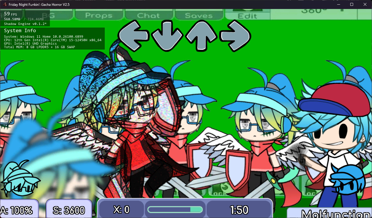 FNF': Gacha Horror 2.5 Recreation Mod for Friday Night Funkin' | FNF Mods