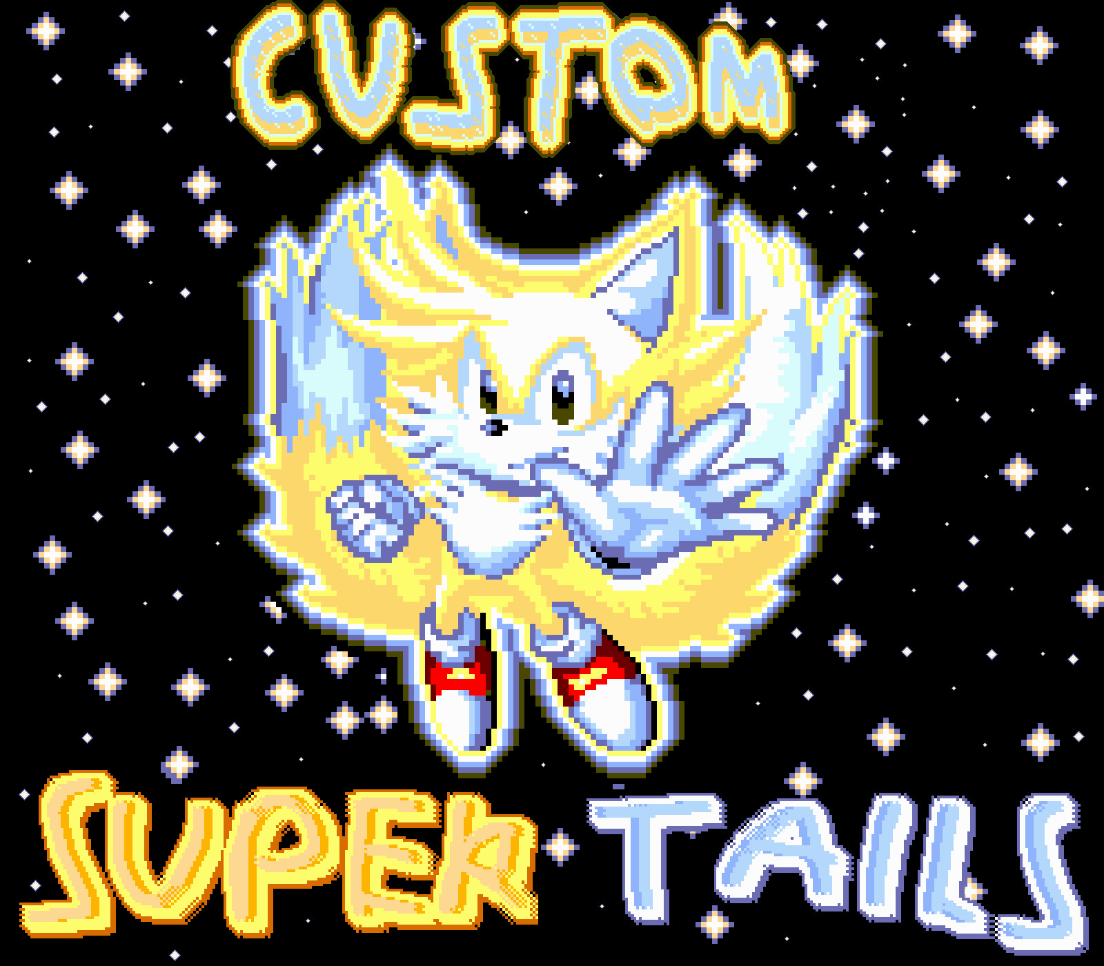 Custom Supertails Sprites (Remaster) Mod for Sonic 3 A.I.R. | S3AIR Mods