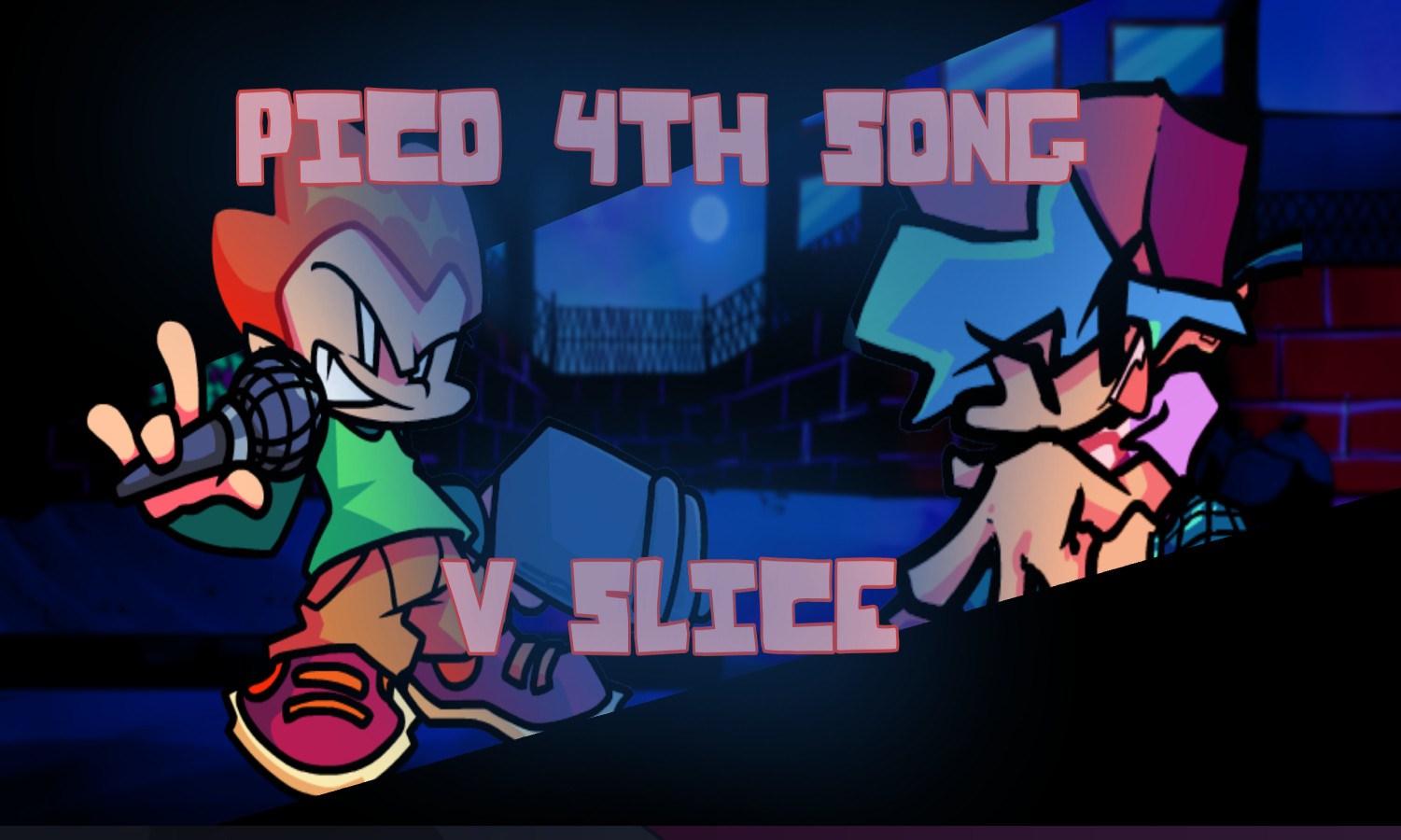 Pico 4th song charted v slice Mod for Friday Night Funkin' | FNF Mods