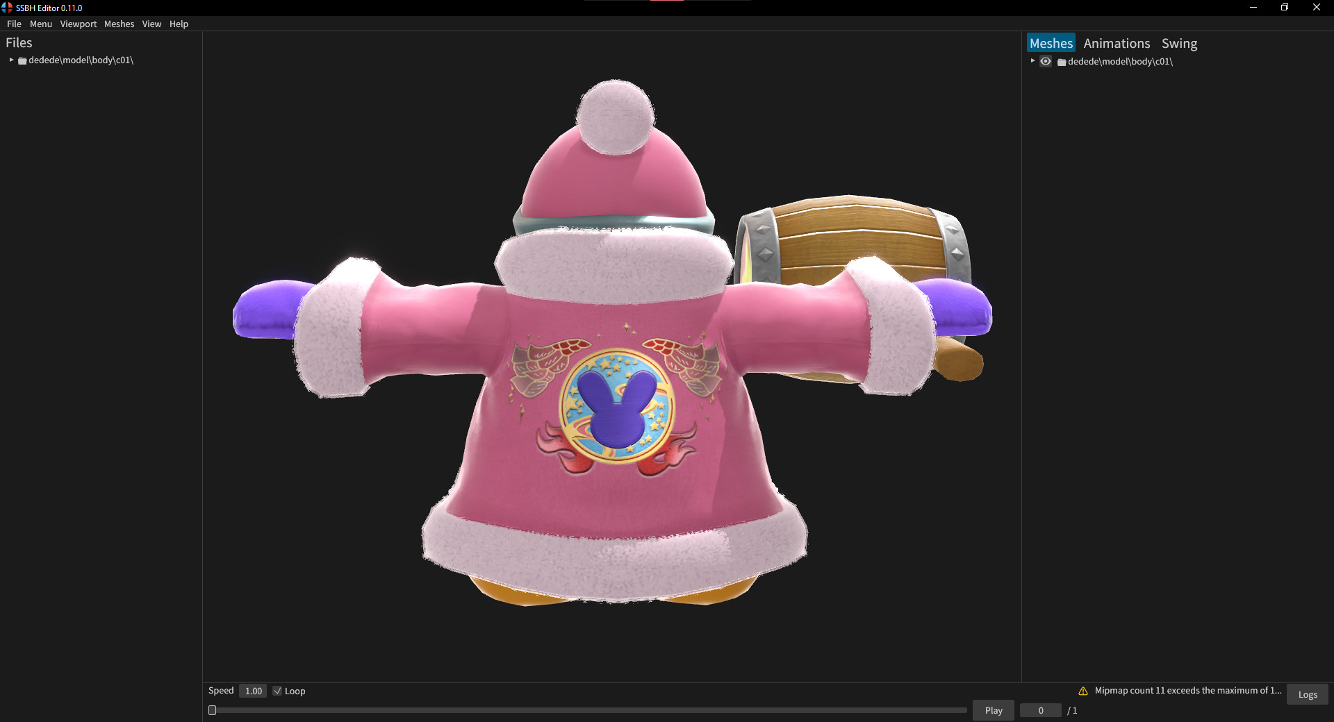 Air Riders Design for Dedede's Robe Mod for Super Smash Bros. Ultimate ...