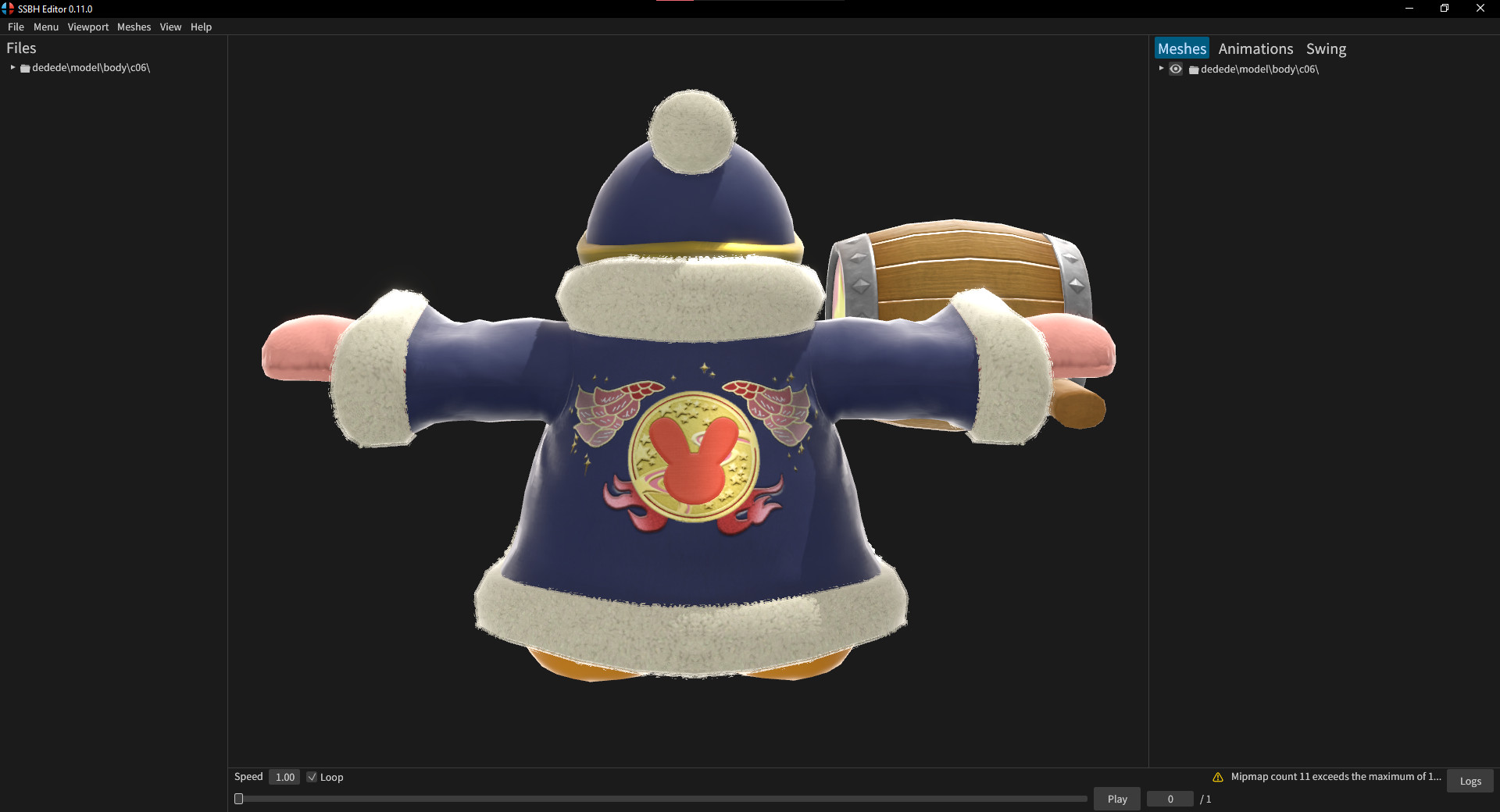 Air Riders Design for Dedede's Robe Mod for Super Smash Bros. Ultimate ...