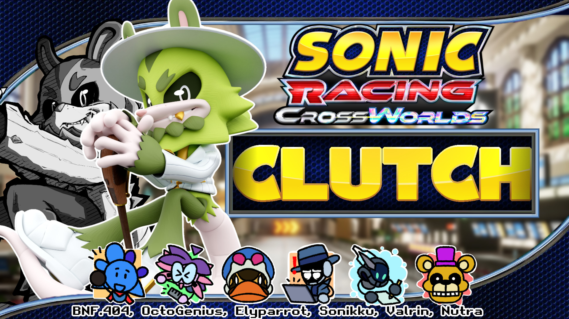 IDW Clutch The Opossum [AI Jet Skin] Mod for Sonic Racing: CrossWorlds ...