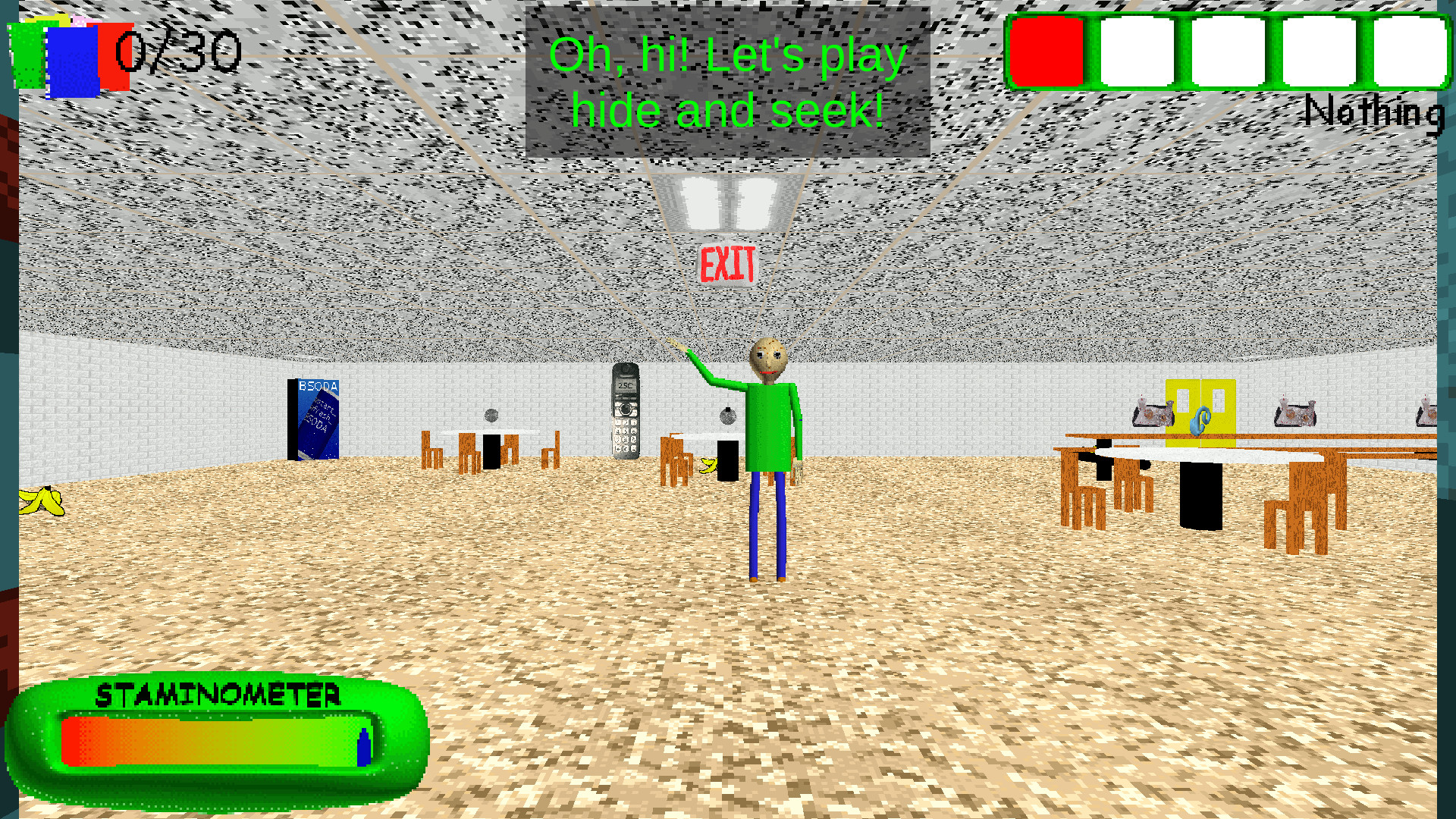 30 NoteBooks Map (Baldi's Basics Plus) Mod for Baldi's Basics | Baldi Mods