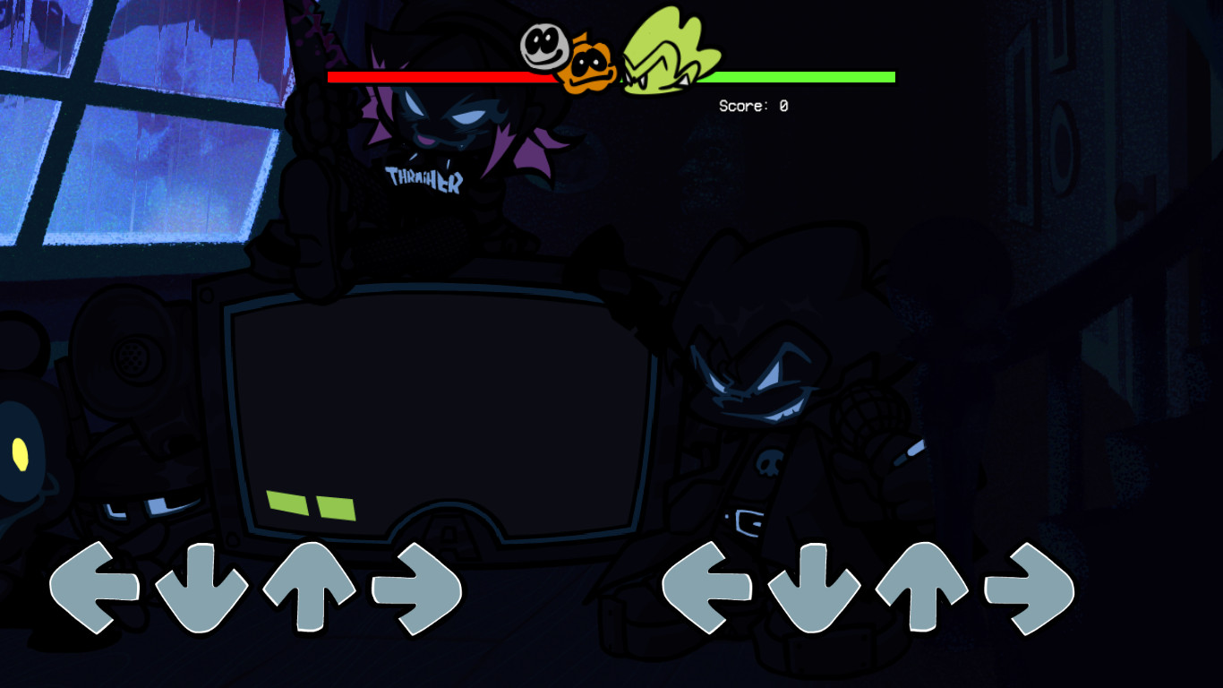 Emo Pico and Nene skin [V-Slice] Mod for Friday Night Funkin' | FNF Mods