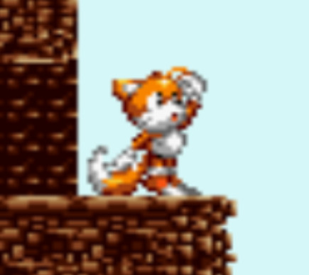 Tails' Adventure style Look Up Sprite for Tails Mod for Sonic 3 A.I.R ...