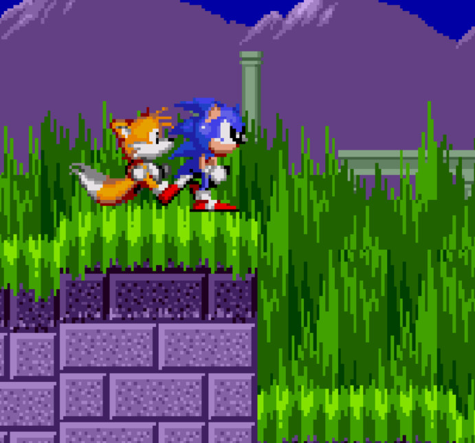 Sonic 2 prototype Sonic sprites Mod for Sonic the Hedgehog Forever ...