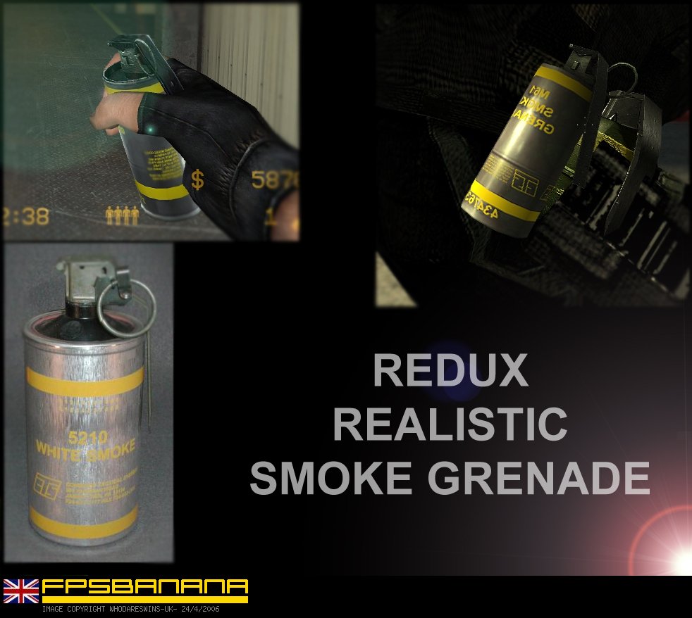 Redux Realistic Smoke & Flash Pack Mod for Counter-Strike: Source | CS ...