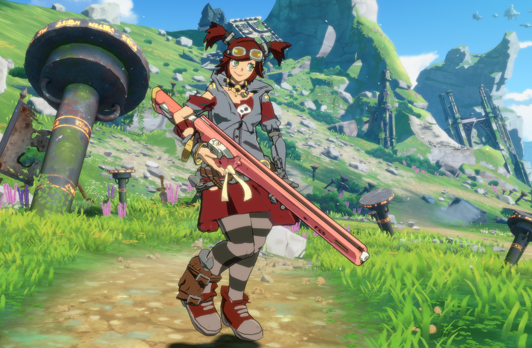 Elphelt as Gaige|Borderland Mod for GUILTY GEAR -STRIVE- | GGST Mods
