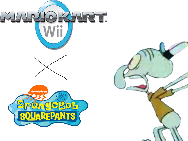 Squidward On Foot Mod for Mario Kart Wii | MKWii Mods