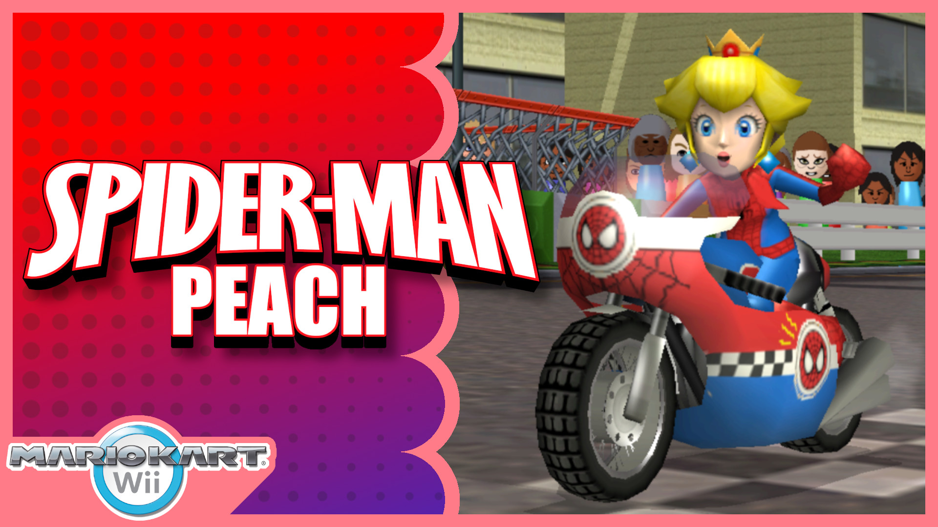 Spider-Man Peach Mod for Mario Kart Wii | MKWii Mods