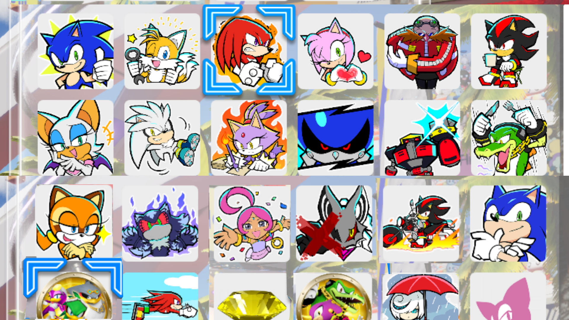Stamp Icons [Sonic Channel] Mod for Sonic Racing: CrossWorlds | SR:CW Mods